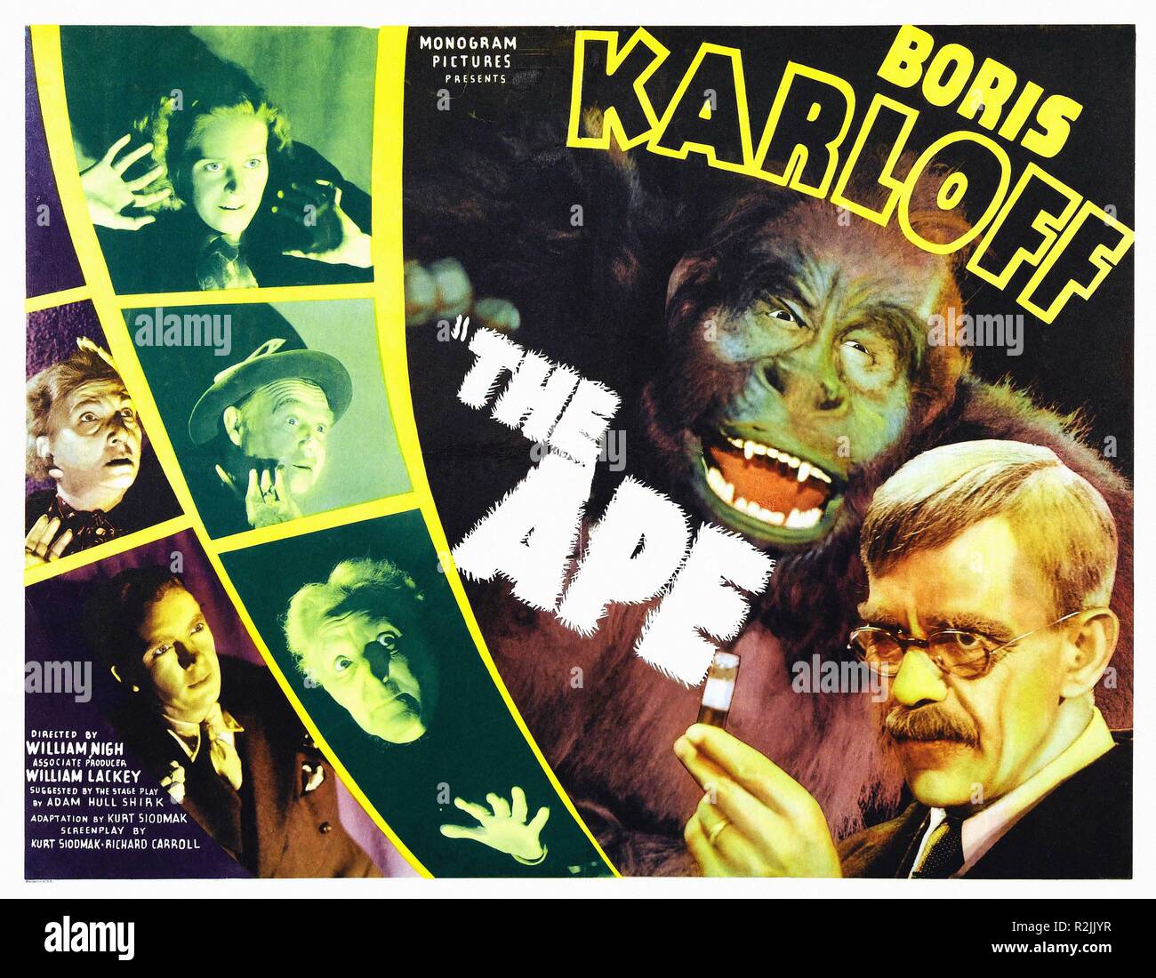 The Ape Year : 1940 USA Director : William Nigh Poster (USA Stock Photo ...