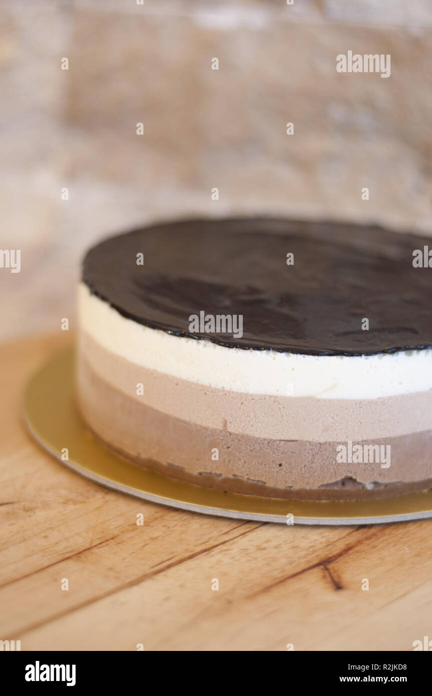 Three color cake hi-res stock photography and images - Alamy