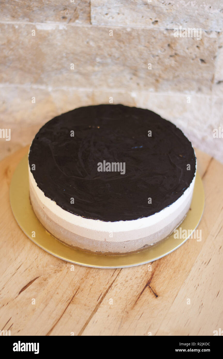 Three color cake hi-res stock photography and images - Alamy