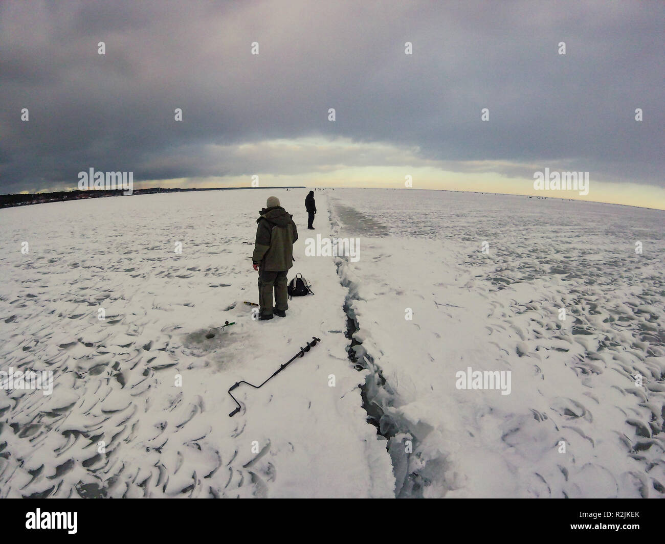 Baltic sea ice road hi-res stock photography and images - Alamy