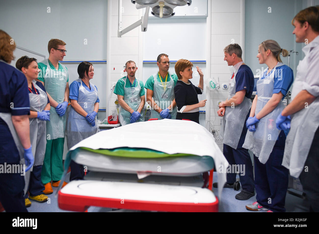She opens east scotland major trauma centre ninewells hospital hi-res ...