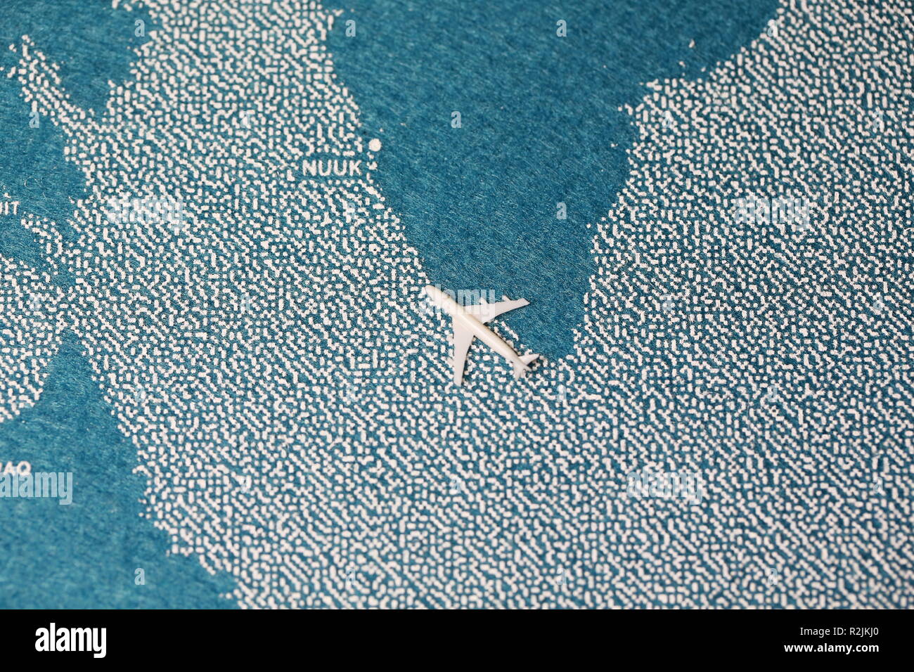 painted map with the pin Stock Photo - Alamy