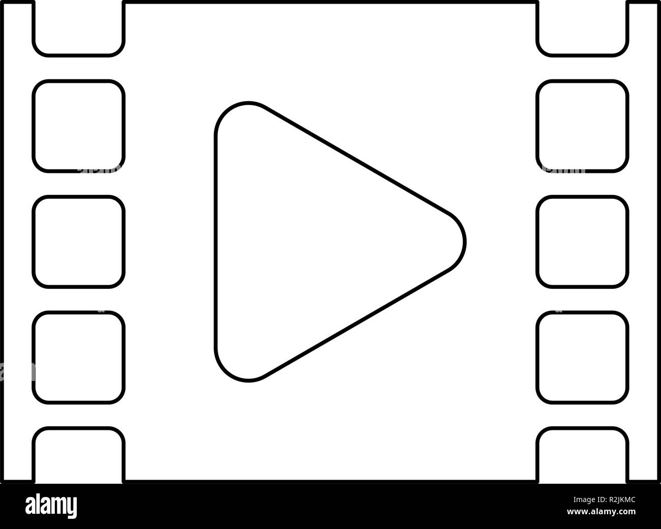 Video player symbol vector illustration graphic design Stock Vector ...