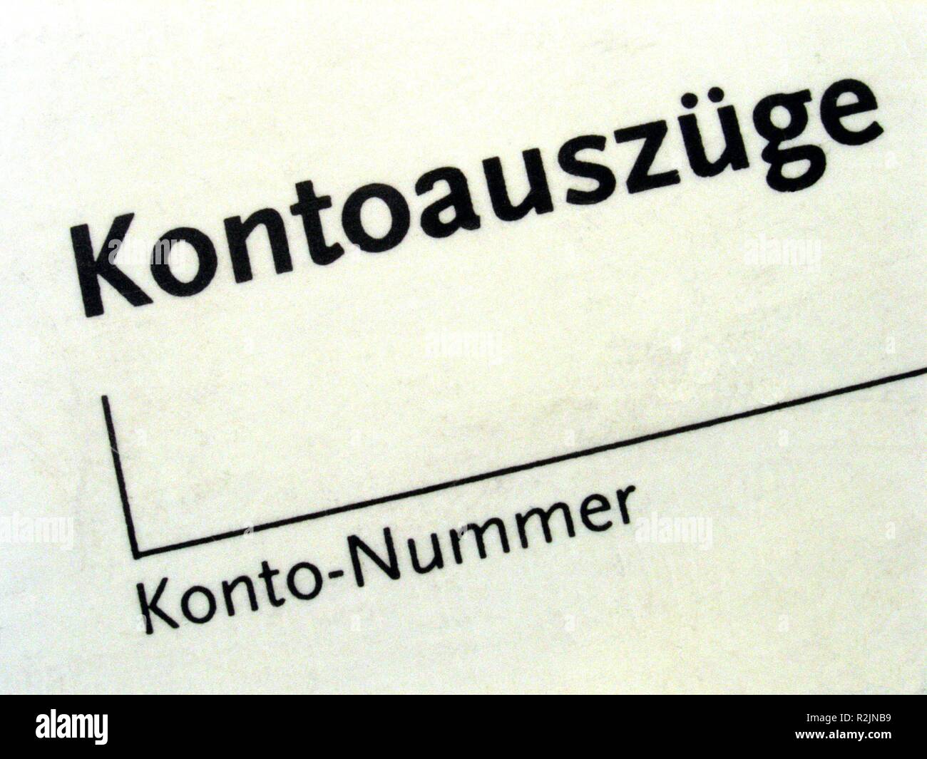 Bank account statements hi-res stock photography and images - Alamy