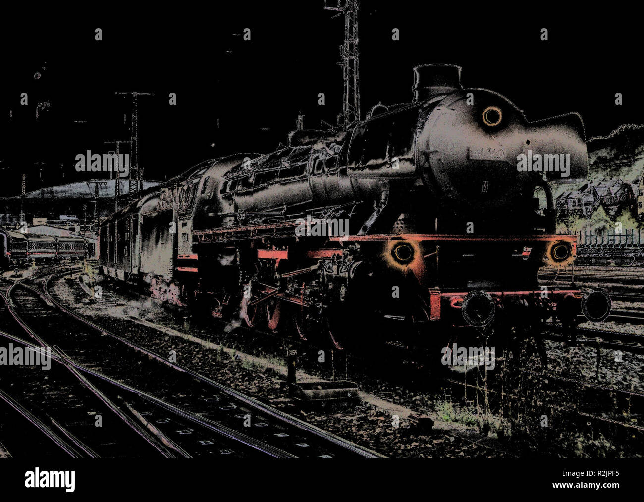night train dr 41-cr-eh-9097 Stock Photo - Alamy