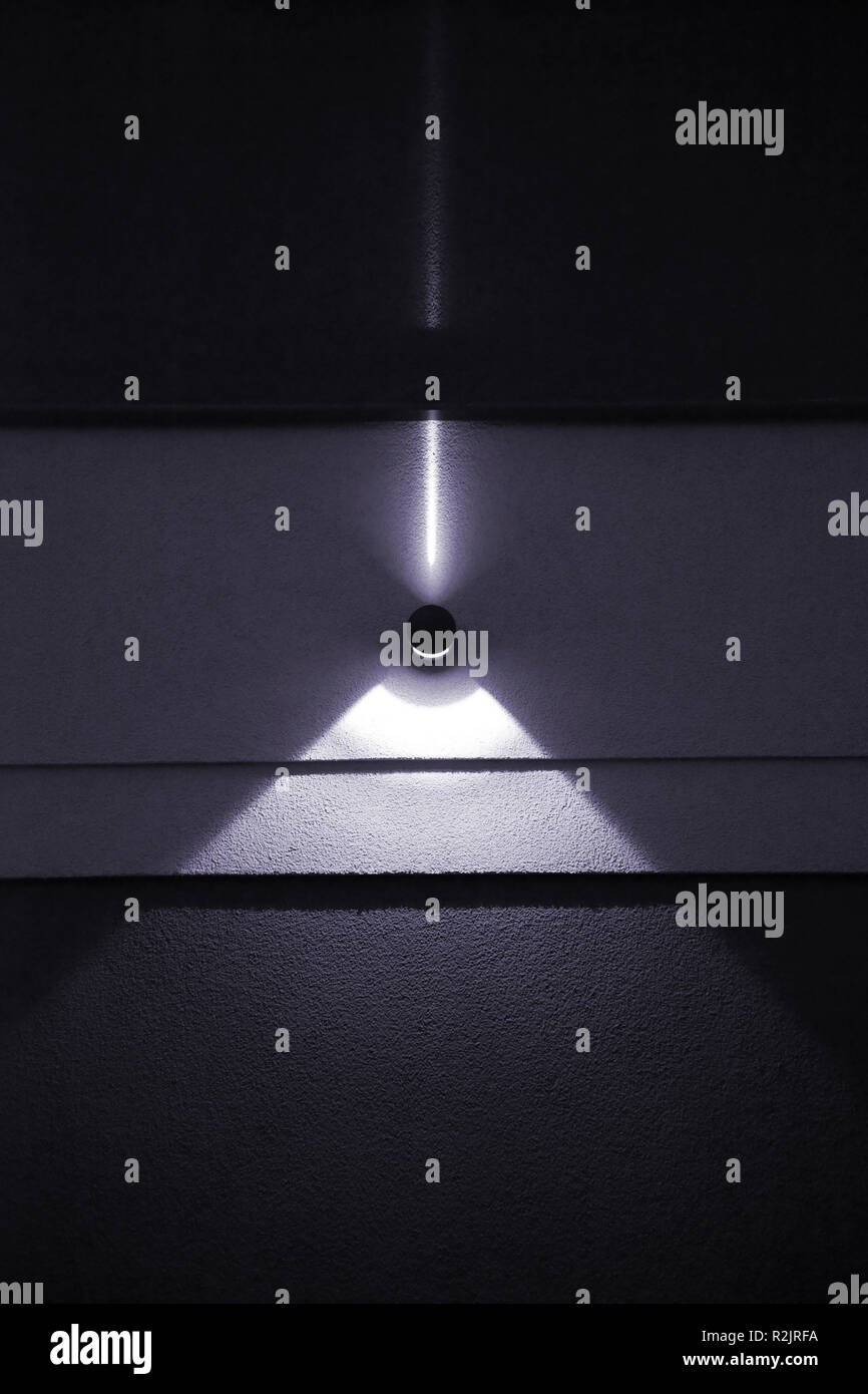 Flashlight Beam On Wall