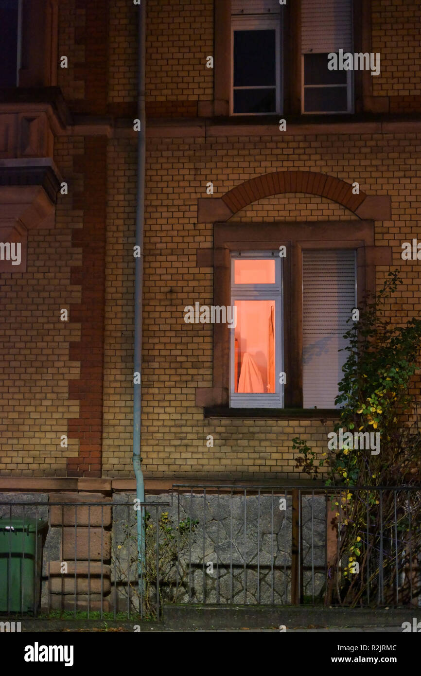 Old Brick Building At Night