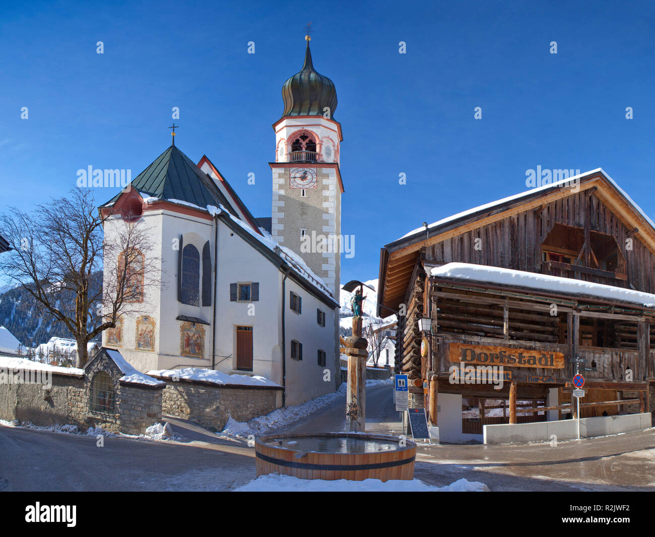 Austria, Tyrol, Upper Inn Valley, Fiss Stock Photo - Alamy