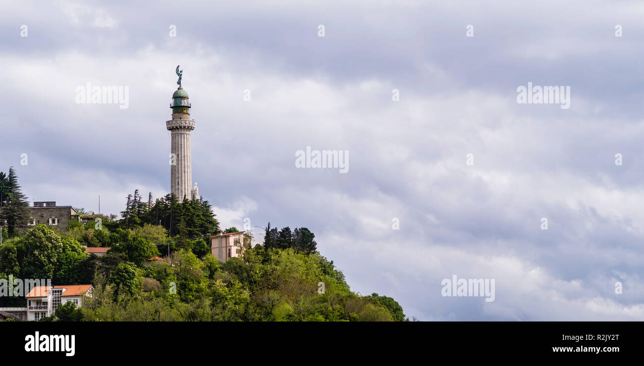Vittoria lighthouse in trieste friuli hi-res stock photography and ...