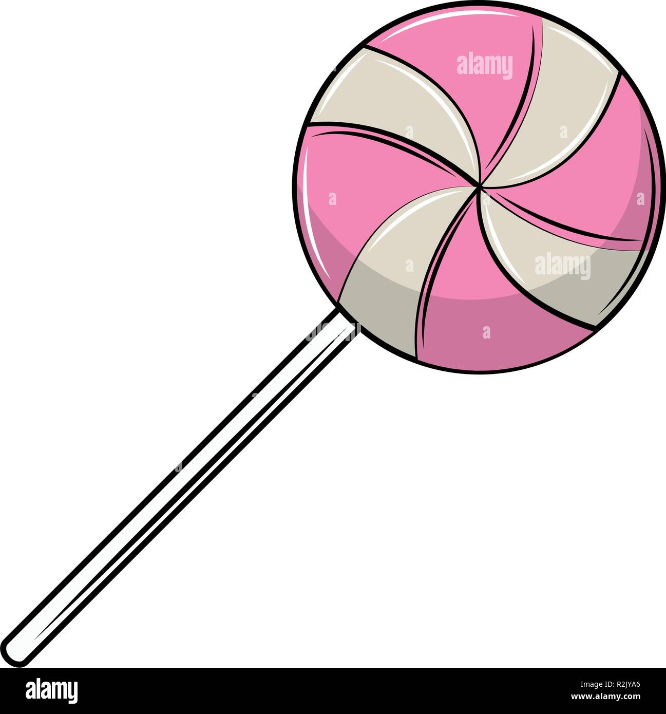 Sweet lollipop candy vector illustration graphic design Stock Vector ...