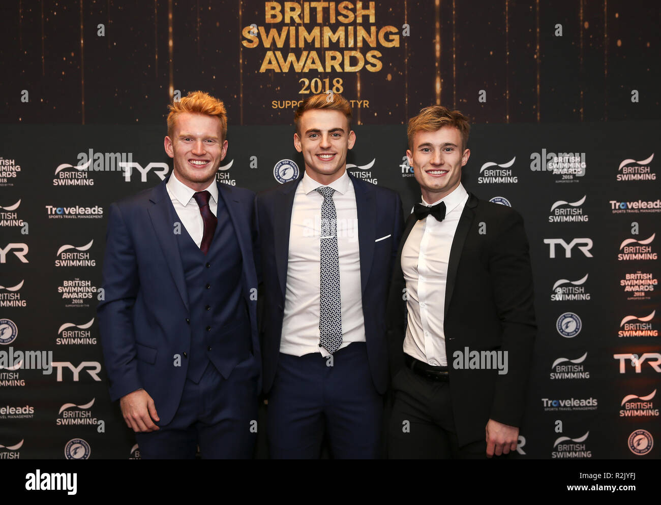 Guests including British Swimming athlete of the year winner Jack ...