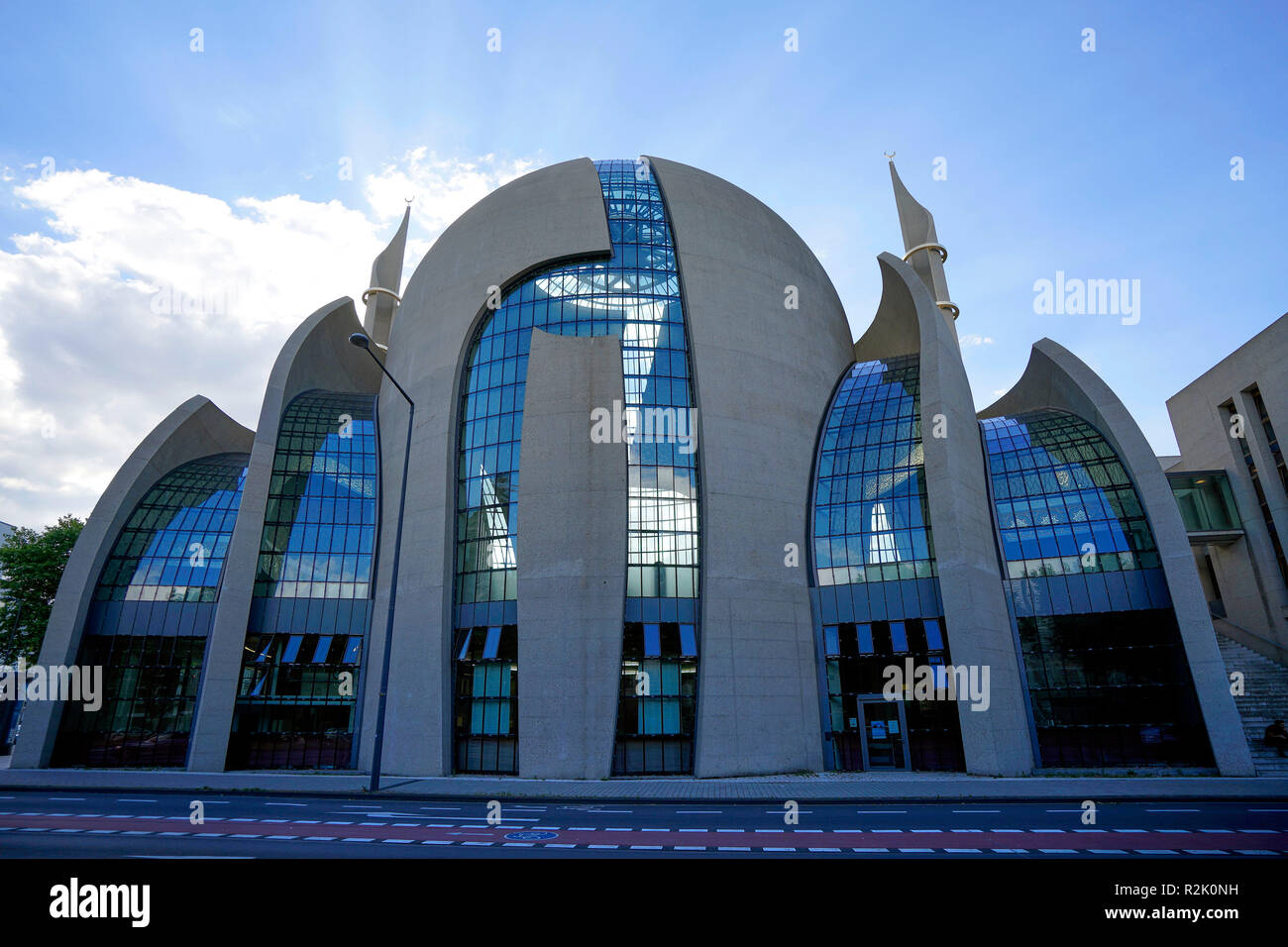 Germany, North Rhine-Westphalia, Cologne, new DITIB Central Mosque in ...