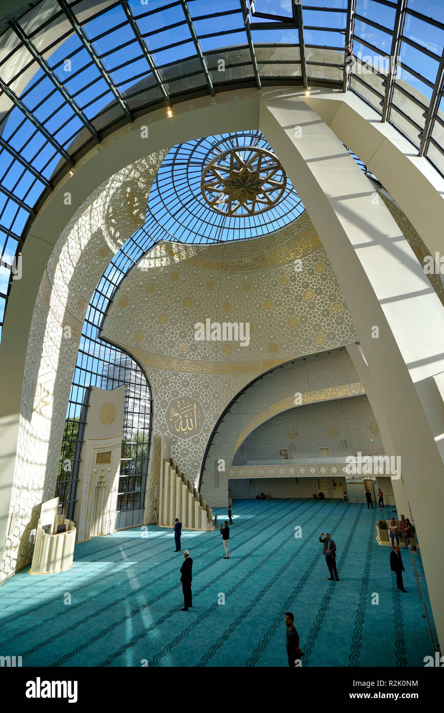 Germany, North Rhine-Westphalia, Cologne, new DITIB Central Mosque in ...