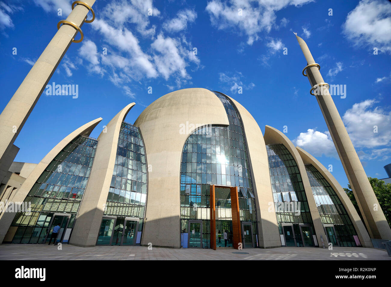 Germany, North Rhine-Westphalia, Cologne, new DITIB Central Mosque in ...