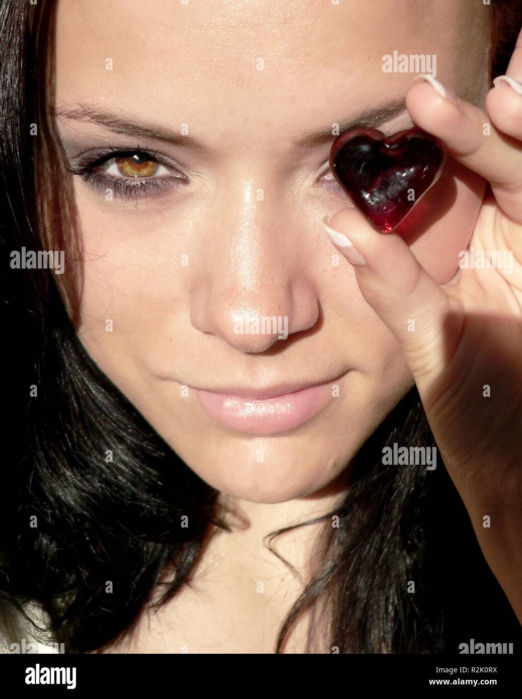 look with the heart Stock Photo - Alamy