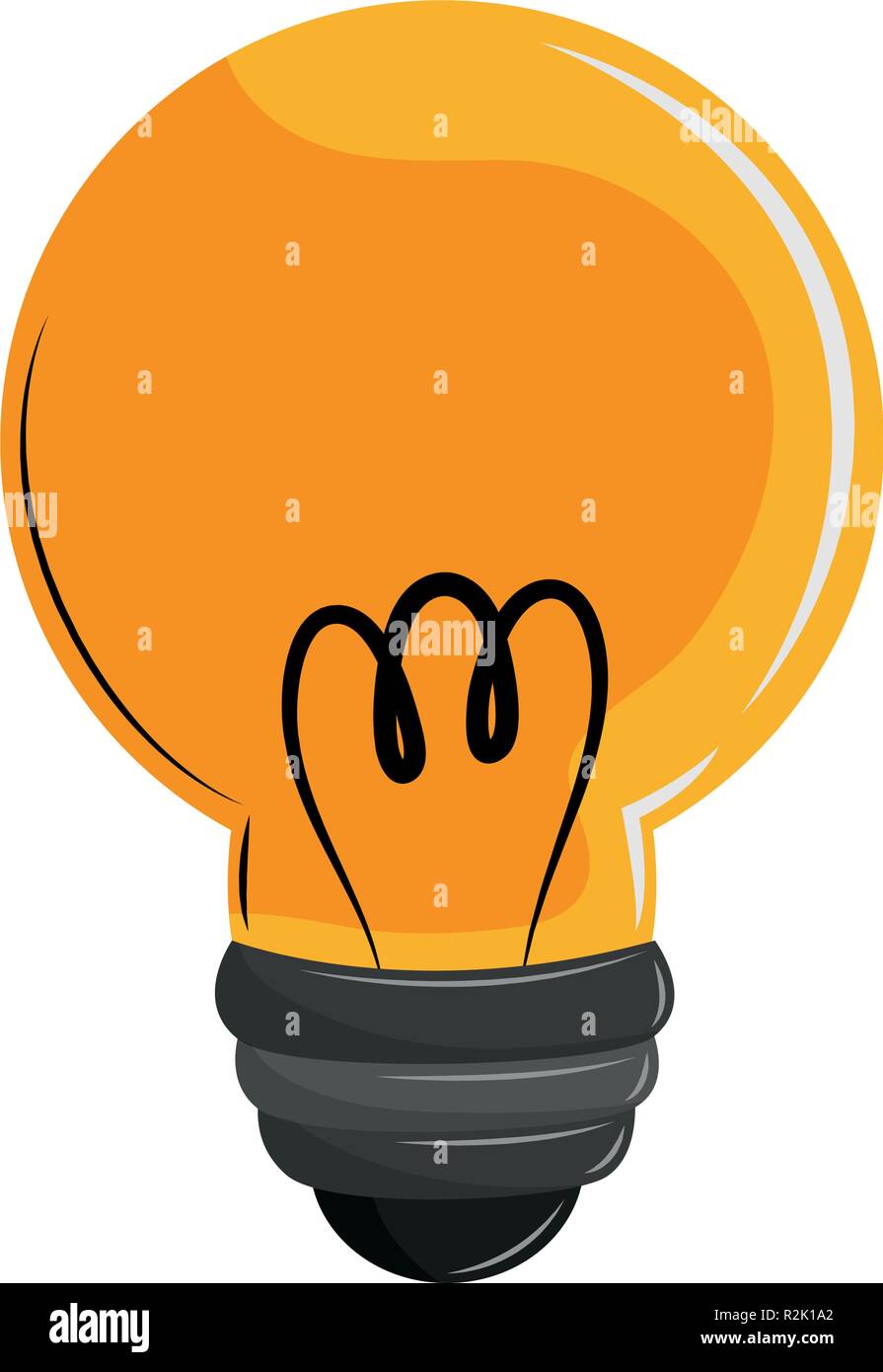 Bulb light cartoon vector illustration graphic design Stock Vector ...