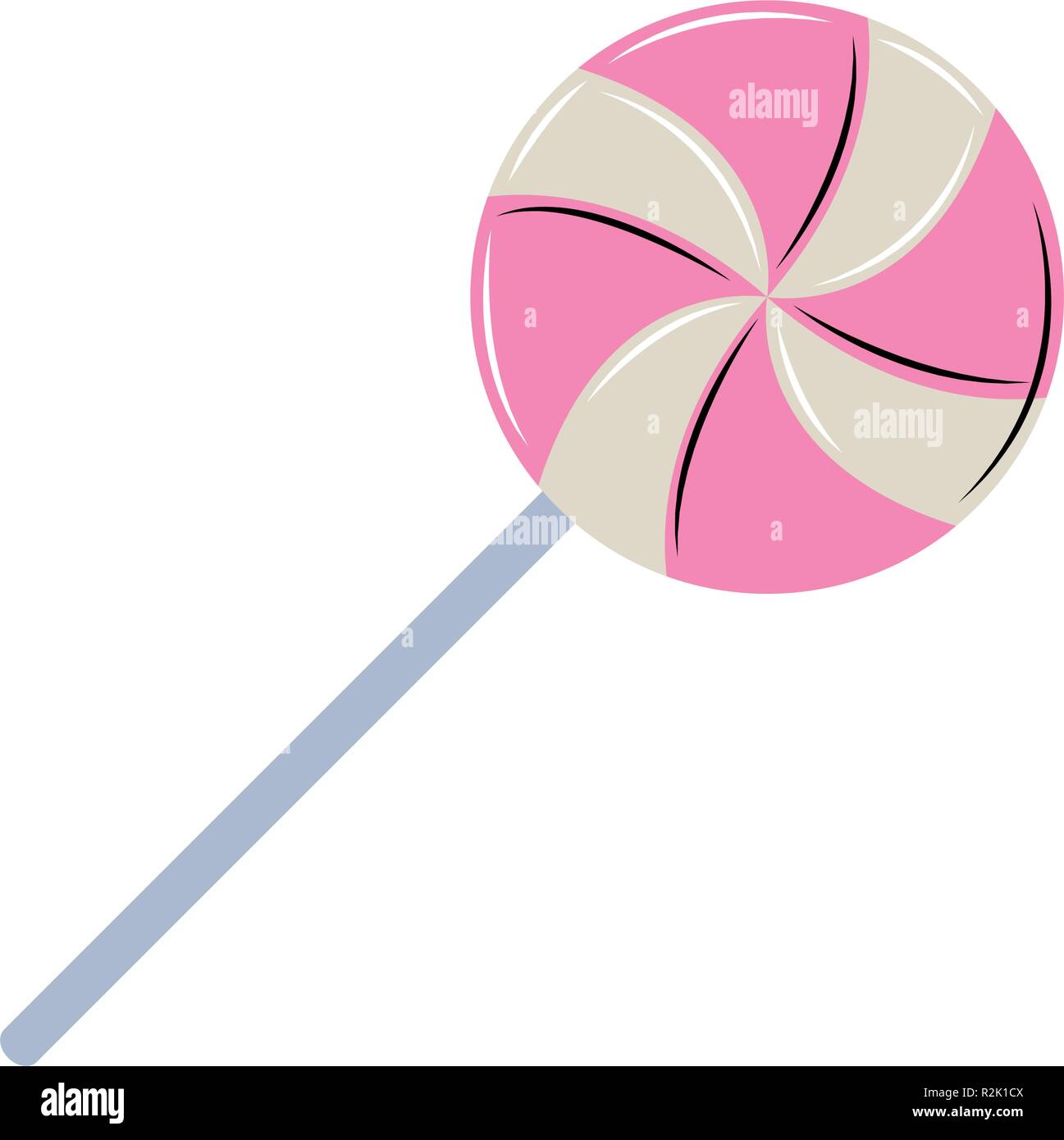 Sweet lollipop candy vector illustration graphic design Stock Vector ...