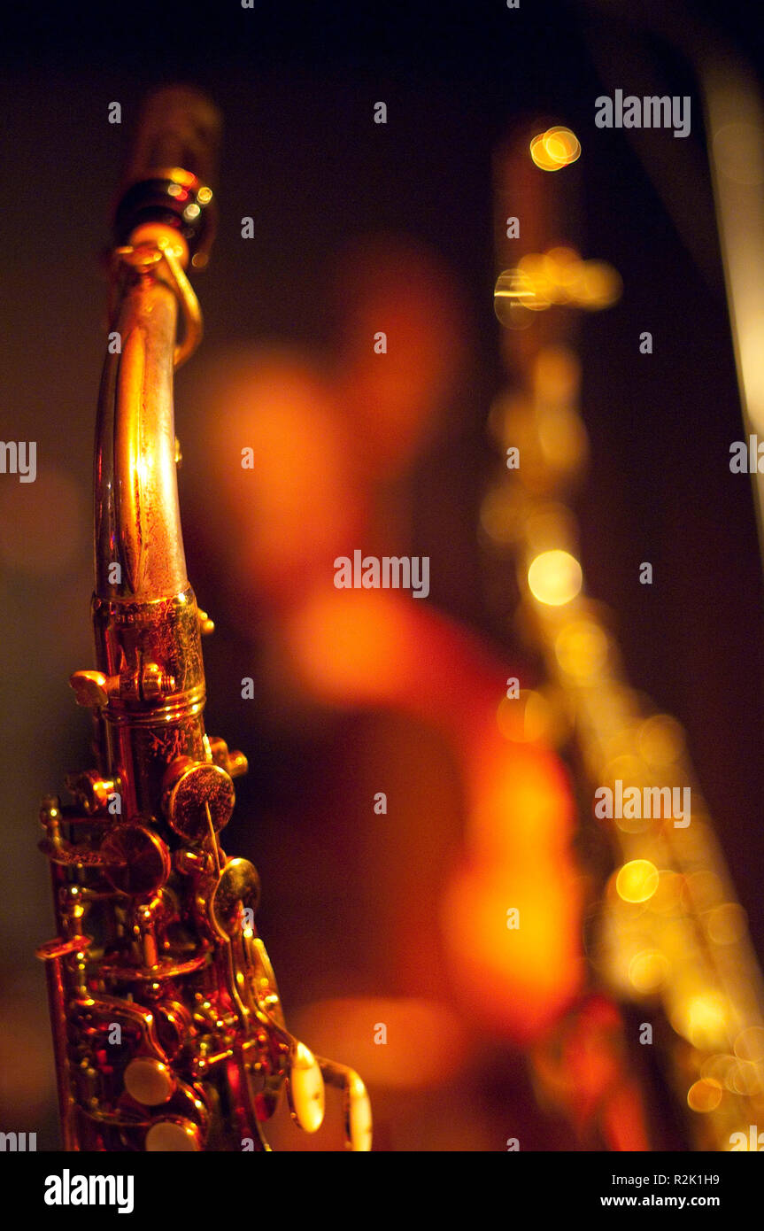 Jazz saxophone hi-res stock photography and images - Alamy
