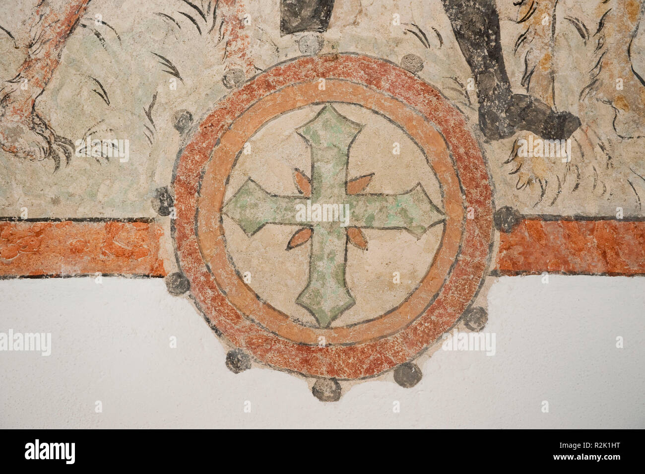 Cross inside protestant church hi-res stock photography and images - Alamy