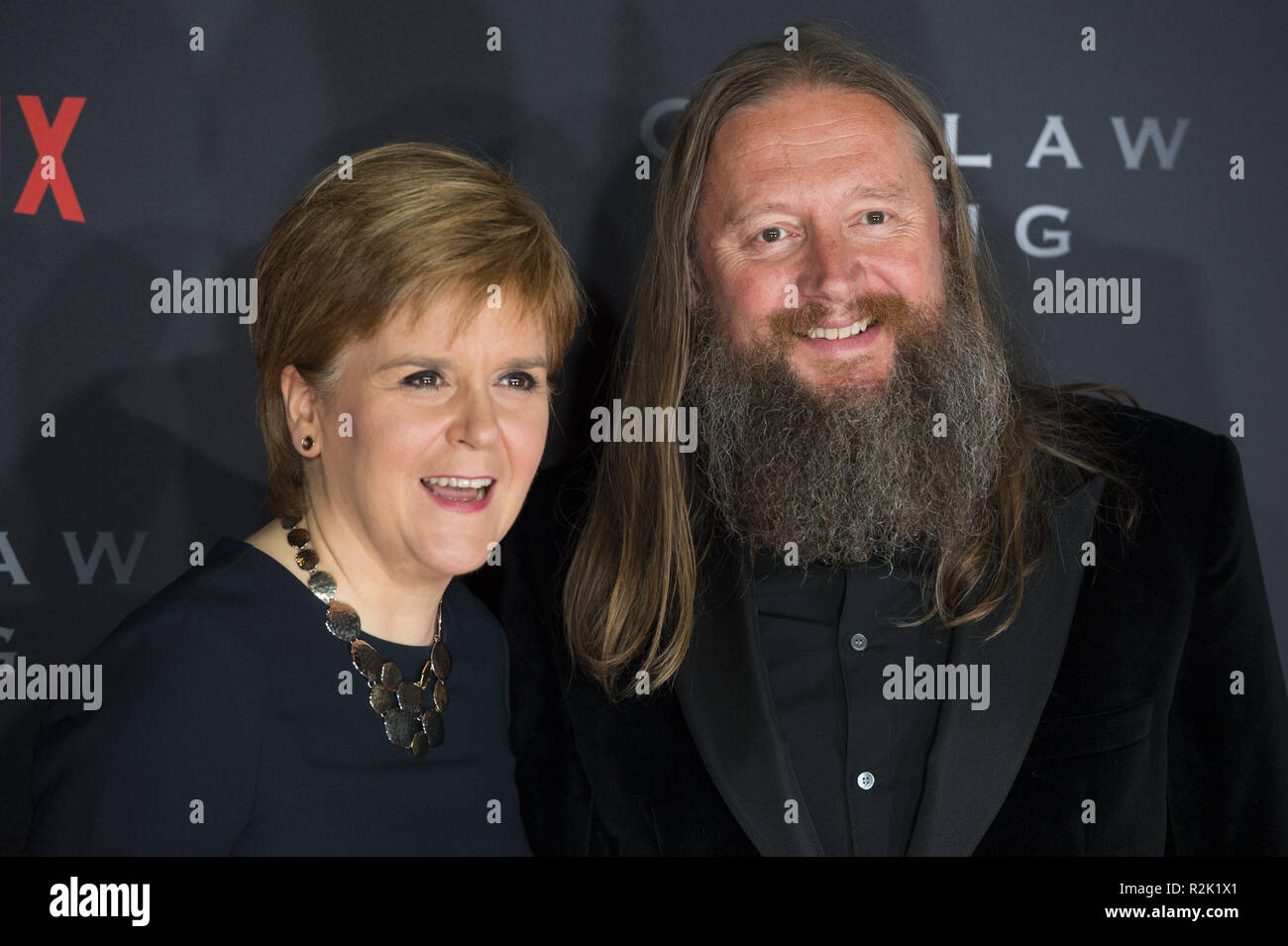 Celebrities attend the Scottish premiere of "Outlaw King" at the Vue ...