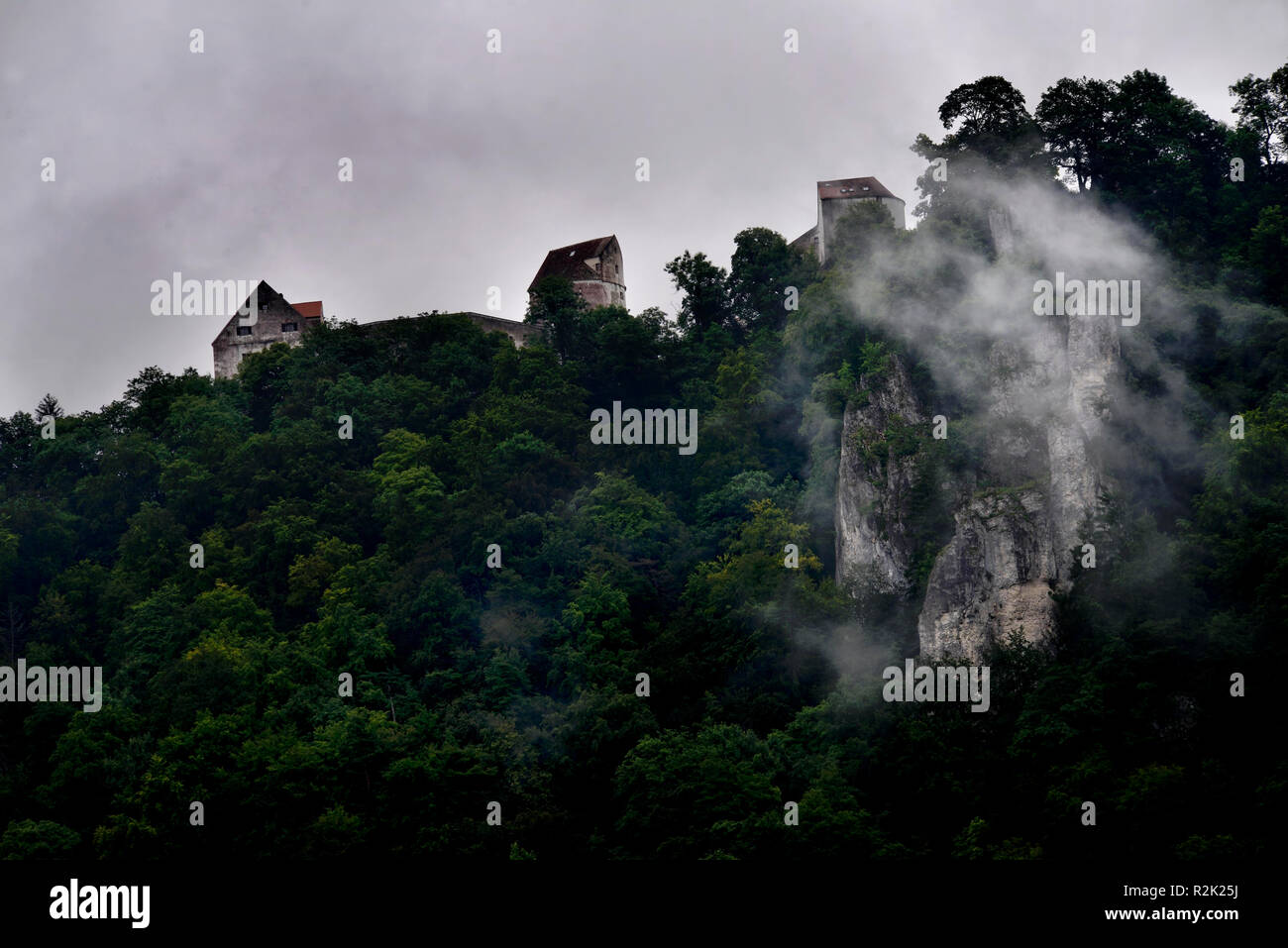 Wildenstein castle at thunderstorm clouds hi-res stock photography and ...