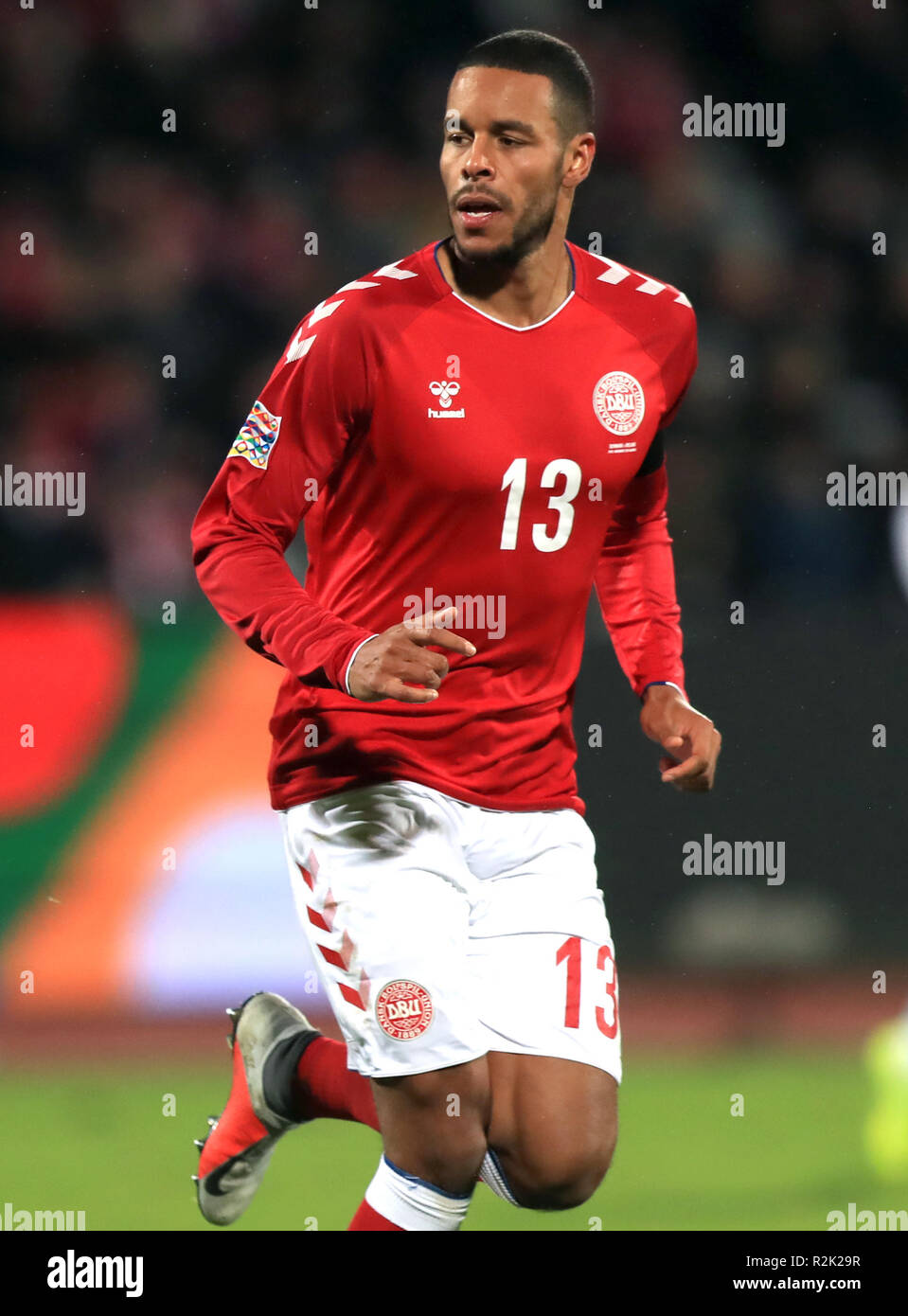 Denmark's Mathias Jorgensen during the UEFA Nations League, Group B4 ...