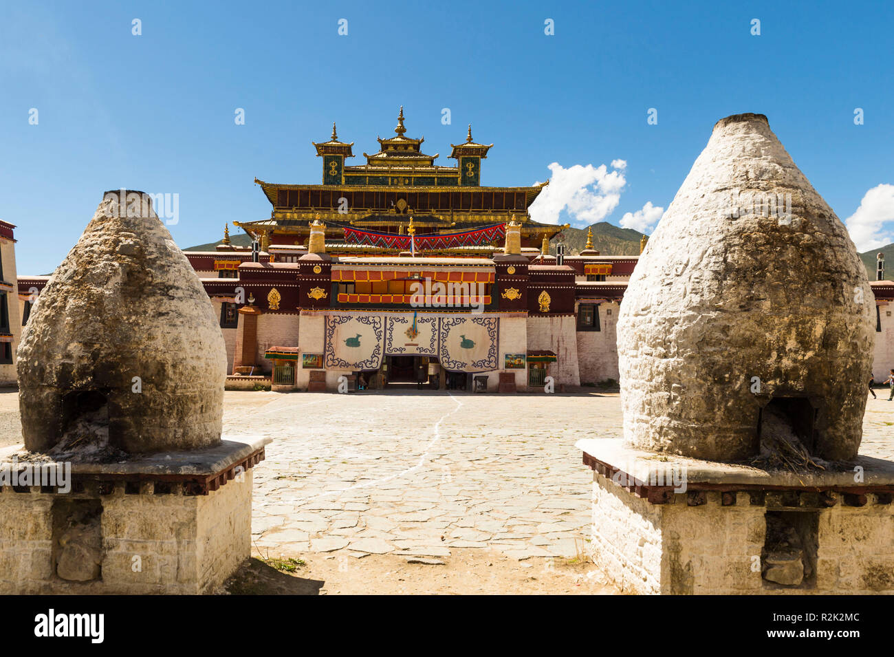 the monastery Samye Stock Photo - Alamy