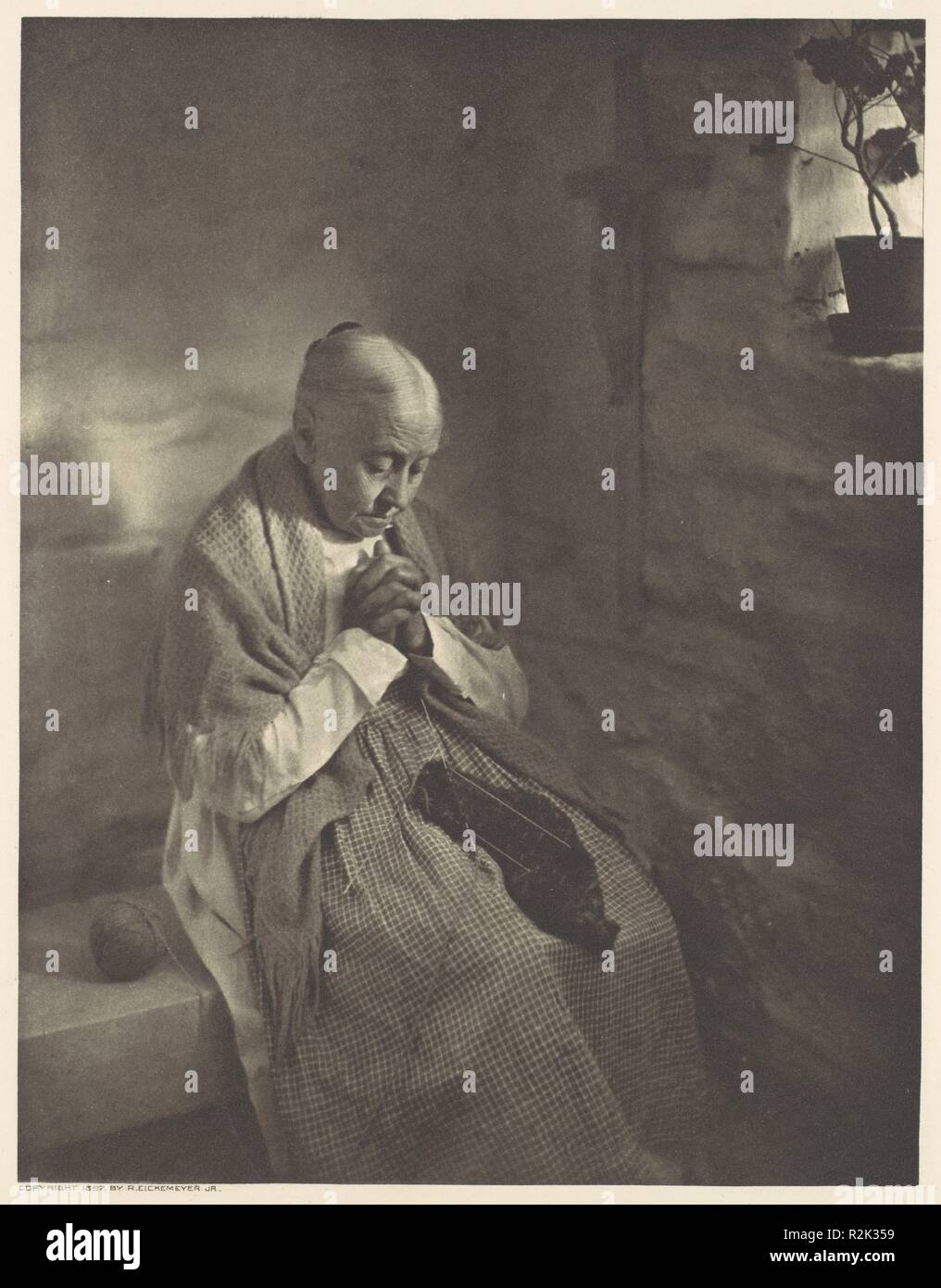 Old Woman Praying. Artist: Rudolph Eickemeyer (American, 1862-1932 ...