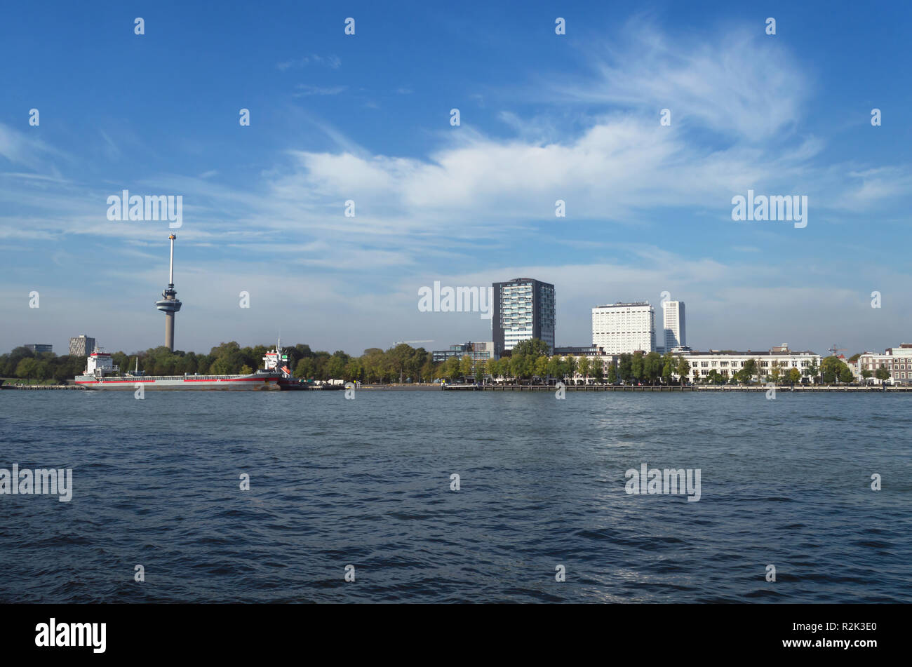 Rotterdam skyline view from euromast hi-res stock photography and ...