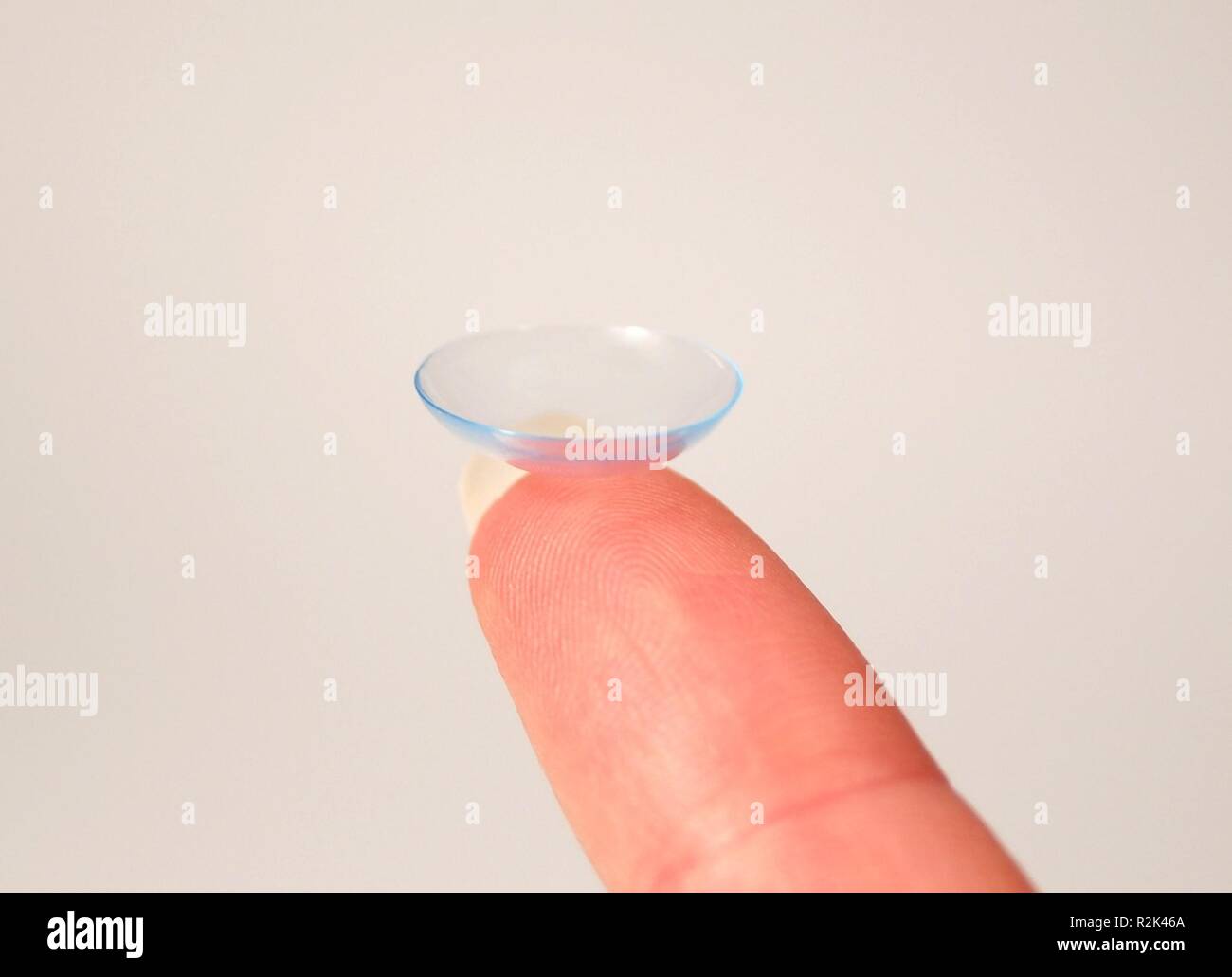 contact lens on finger Stock Photo - Alamy
