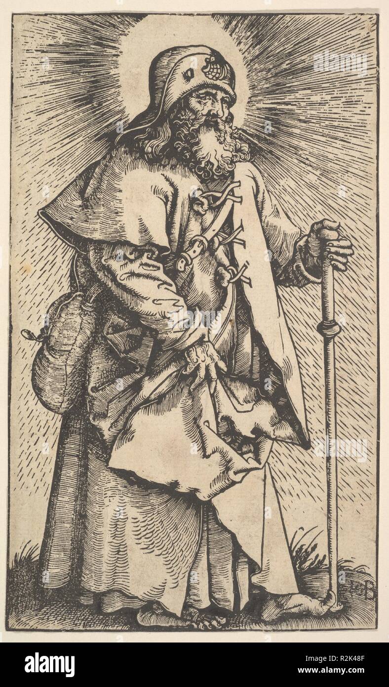 St. James the Greater from Christ and the Apostles. Artist: Hans ...