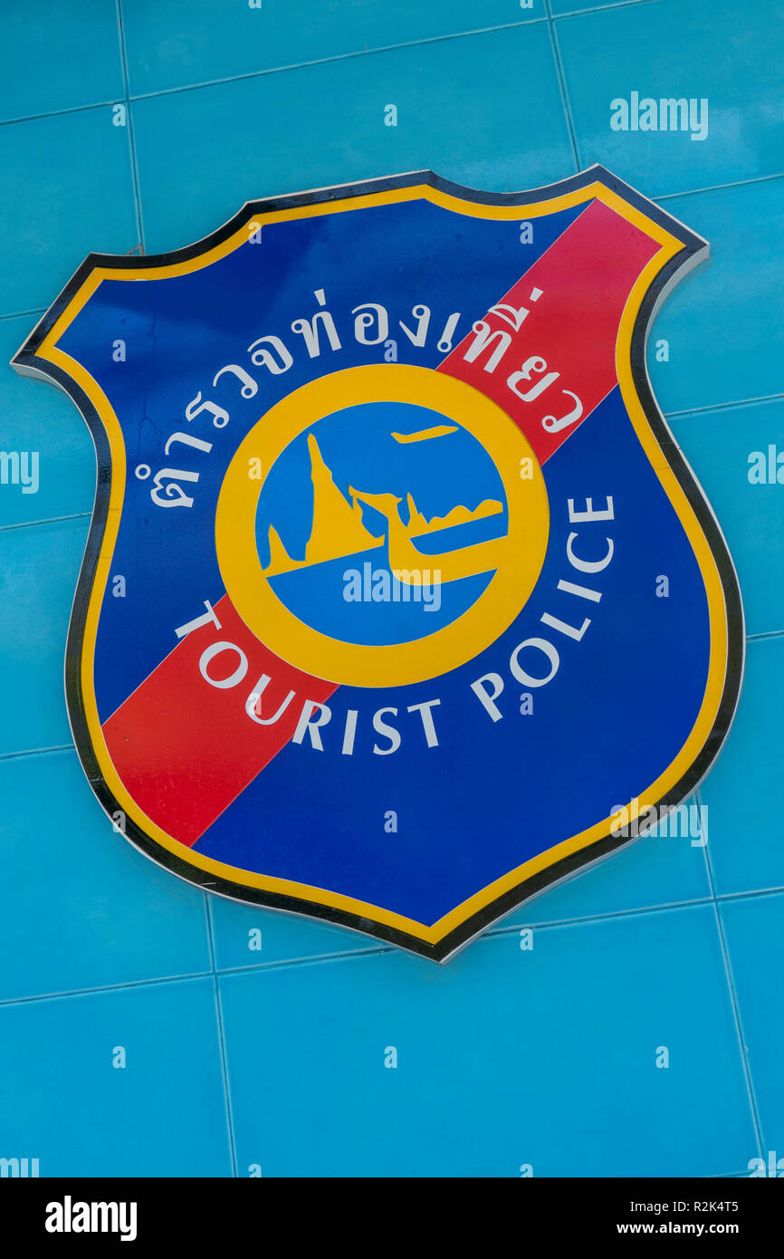 Tourist Police, Thailand Stock Photo - Alamy