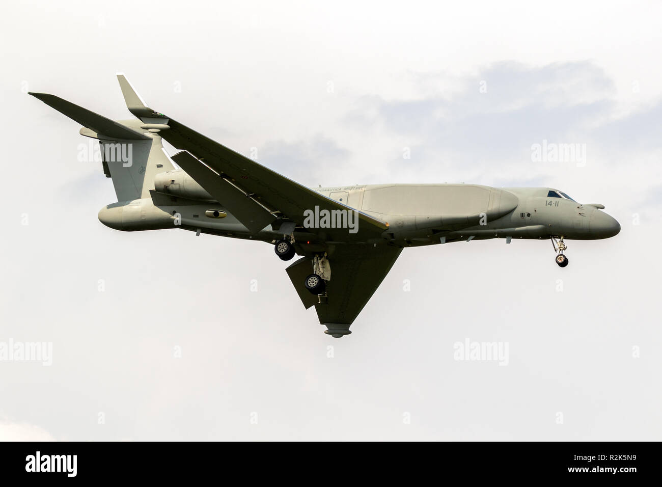 GILZE-RIJEN, NETHERLANDS - MAY 30, 2018: Italian Air Force Gulfstream ...