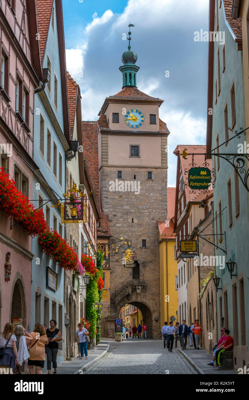 White Tower, Rothenburg ob der Tauber, Germany Stock Photo - Alamy