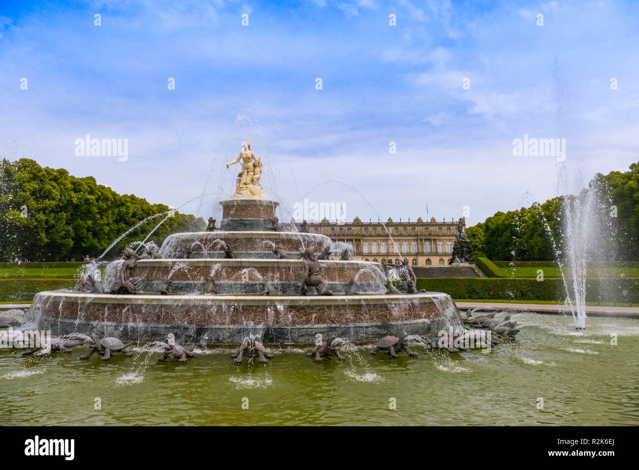 Herrenchiemsee, Chiemsee, Palace, Bavaria, Germany Stock Photo - Alamy