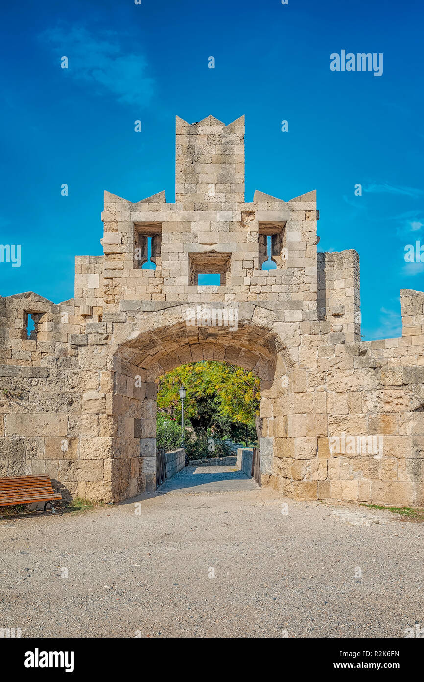 Entrance gate in the wall hi-res stock photography and images - Alamy
