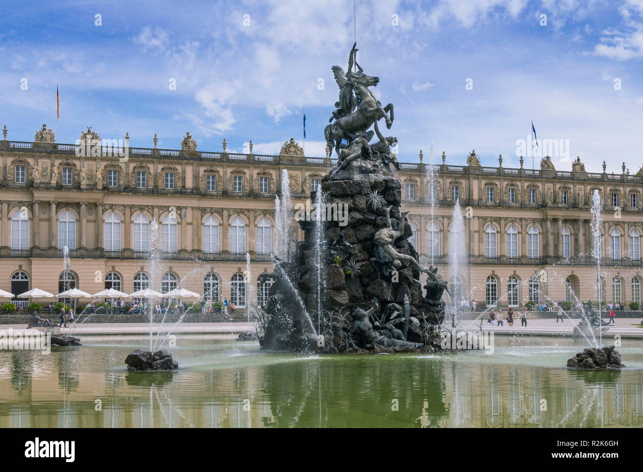 Herrenchiemsee, Chiemsee, Palace, Bavaria, Germany Stock Photo - Alamy