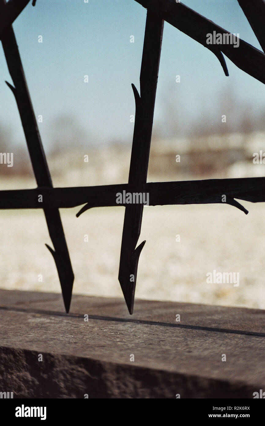 fence jewish. memorial Stock Photo - Alamy