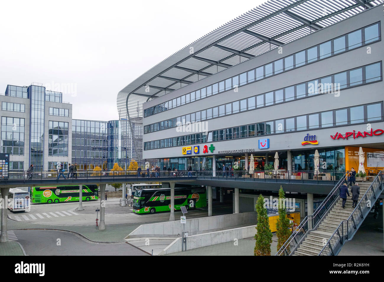 Central Bus Station Munich, Bavaria, Germany Stock Photo - Alamy