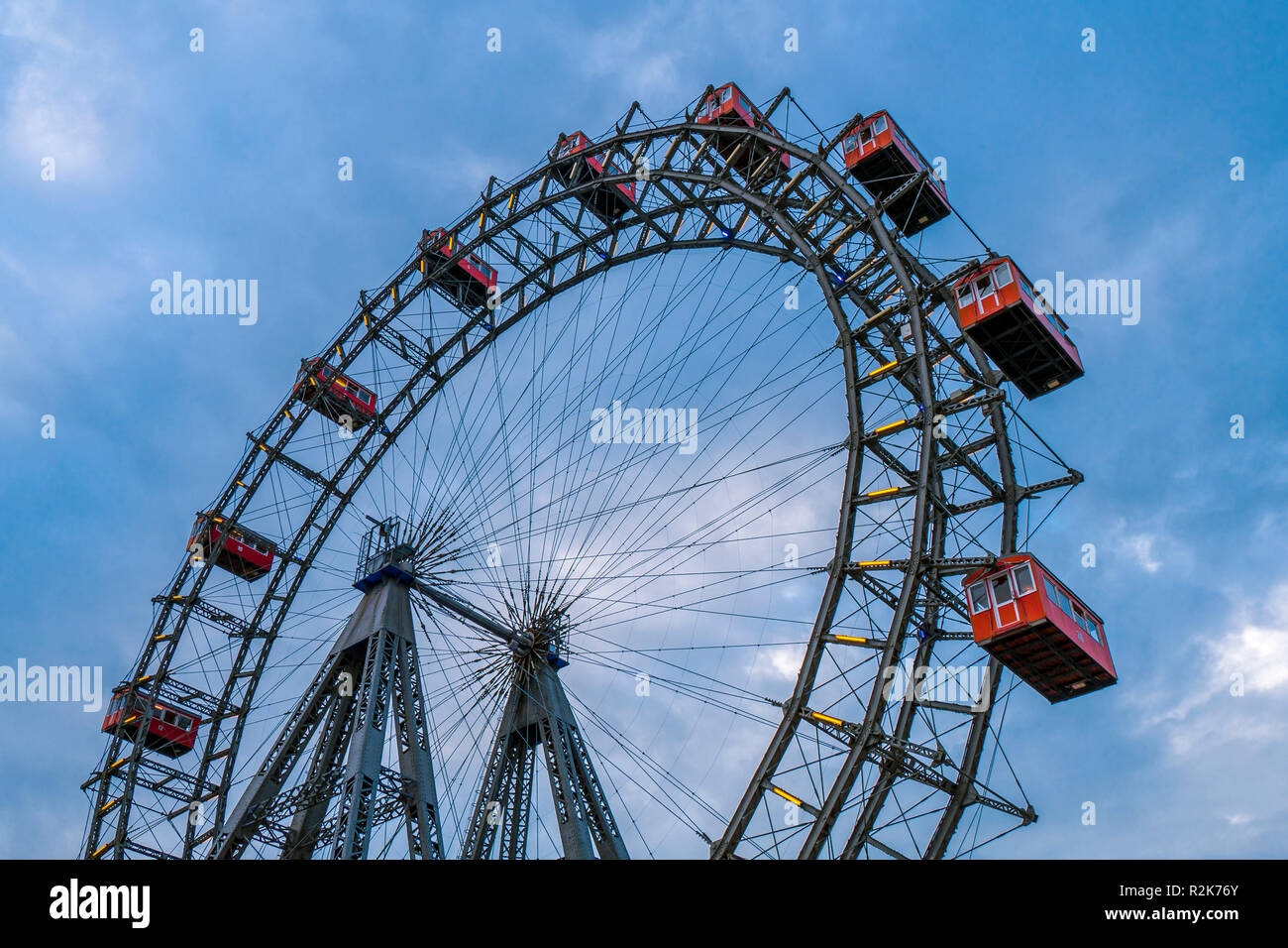 Giant Wheel in the Prater, Vienna, Austria Stock Photo - Alamy
