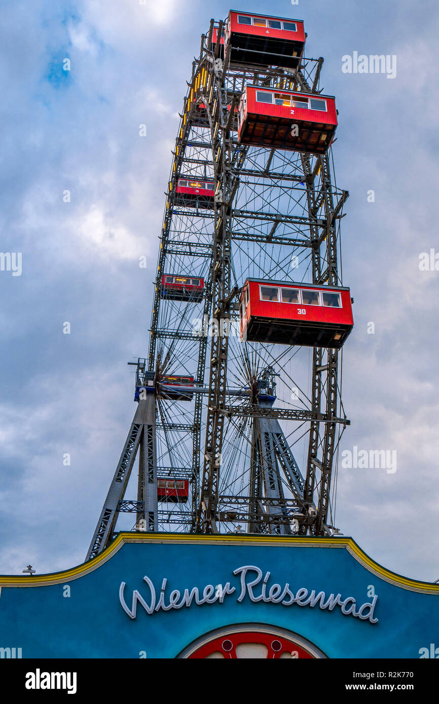 Giant Wheel in the Prater, Vienna, Austria Stock Photo - Alamy