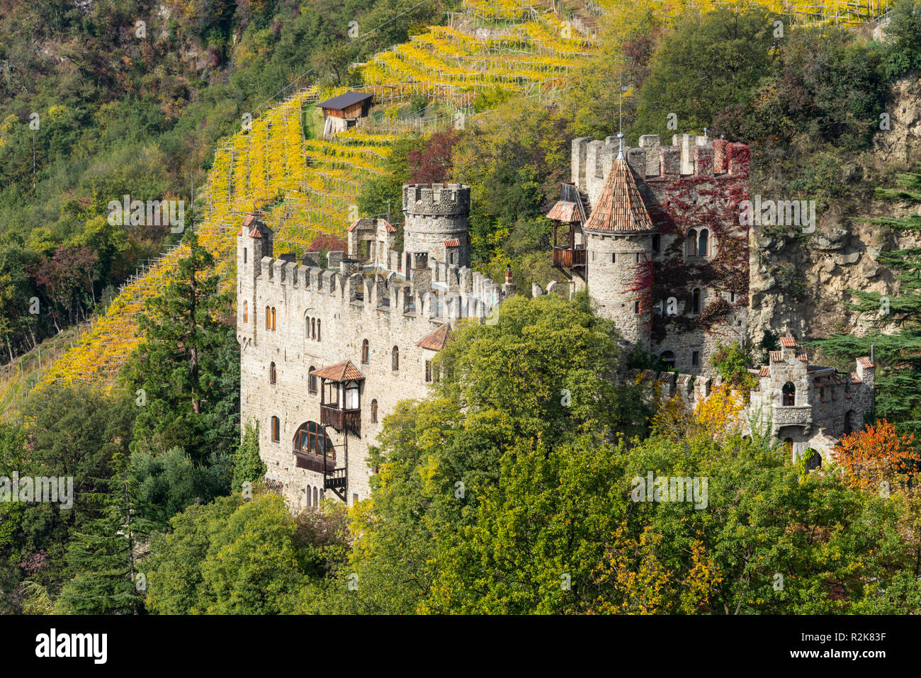 Brunnenburg castle hi-res stock photography and images - Alamy