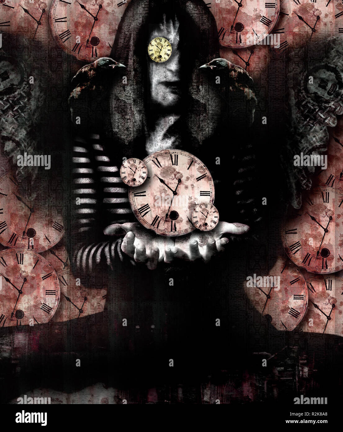 Time eater clock hi-res stock photography and images - Alamy