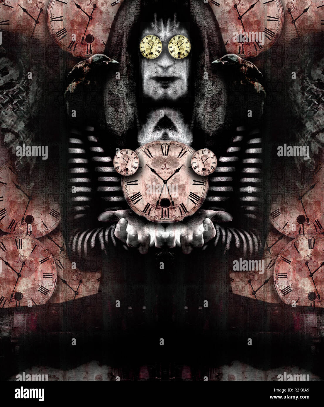 time eater v2 Stock Photo - Alamy