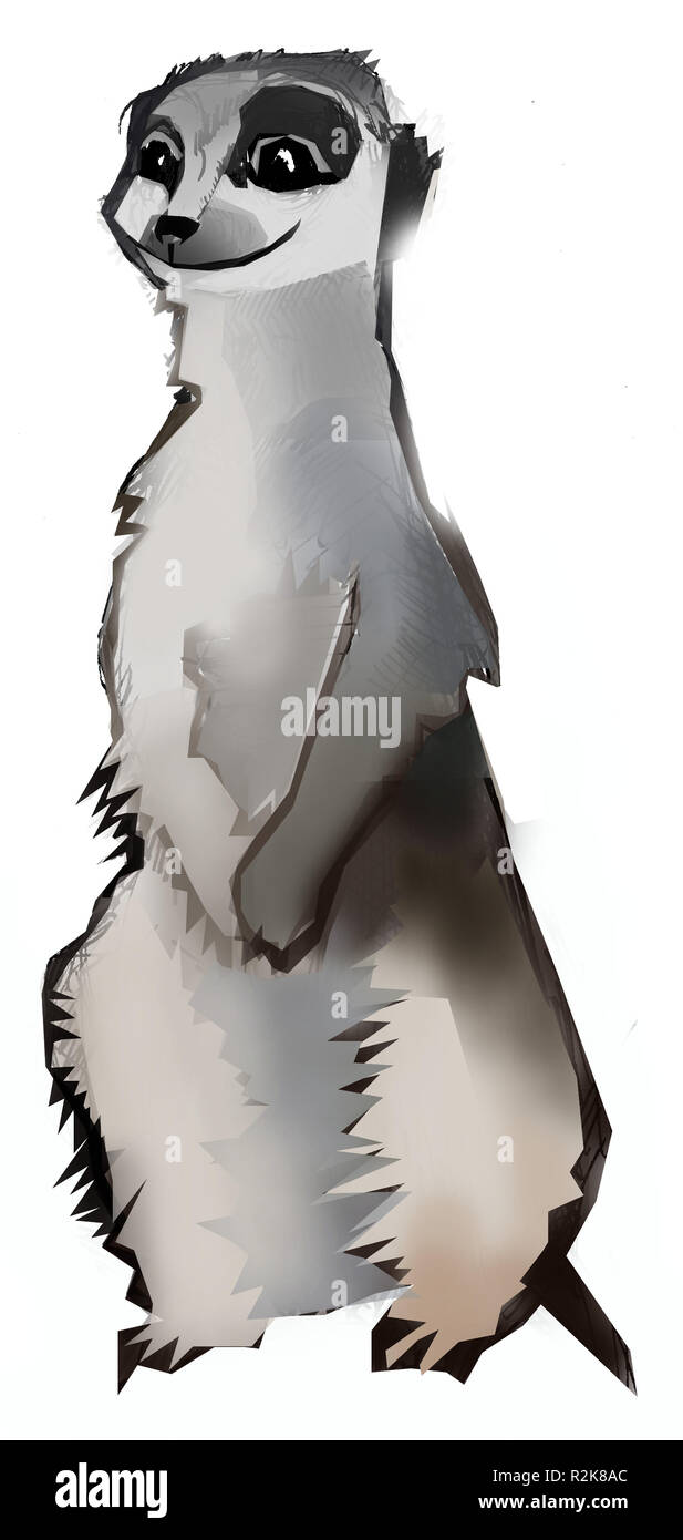 Photo of meerkat Cut Out Stock Images & Pictures - Alamy