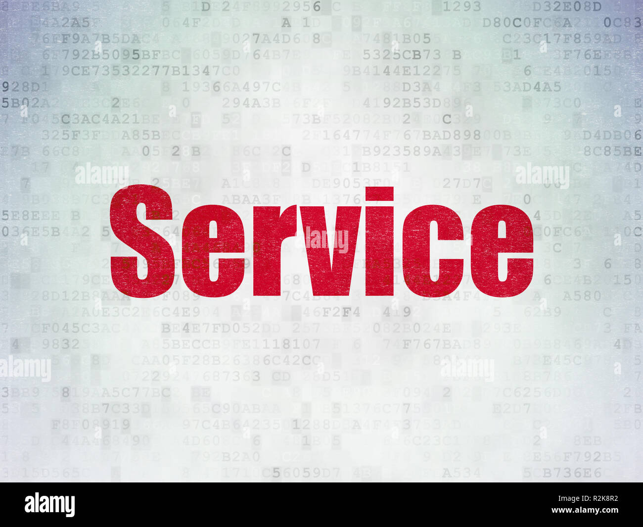 Finance concept: Service on Digital Data Paper background Stock Photo - Alamy