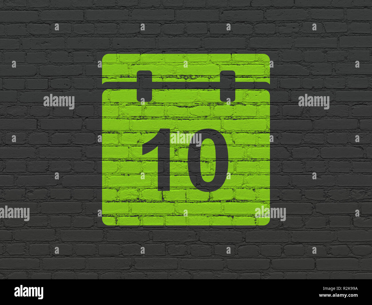 Timeline concept: Calendar on wall background Stock Photo - Alamy