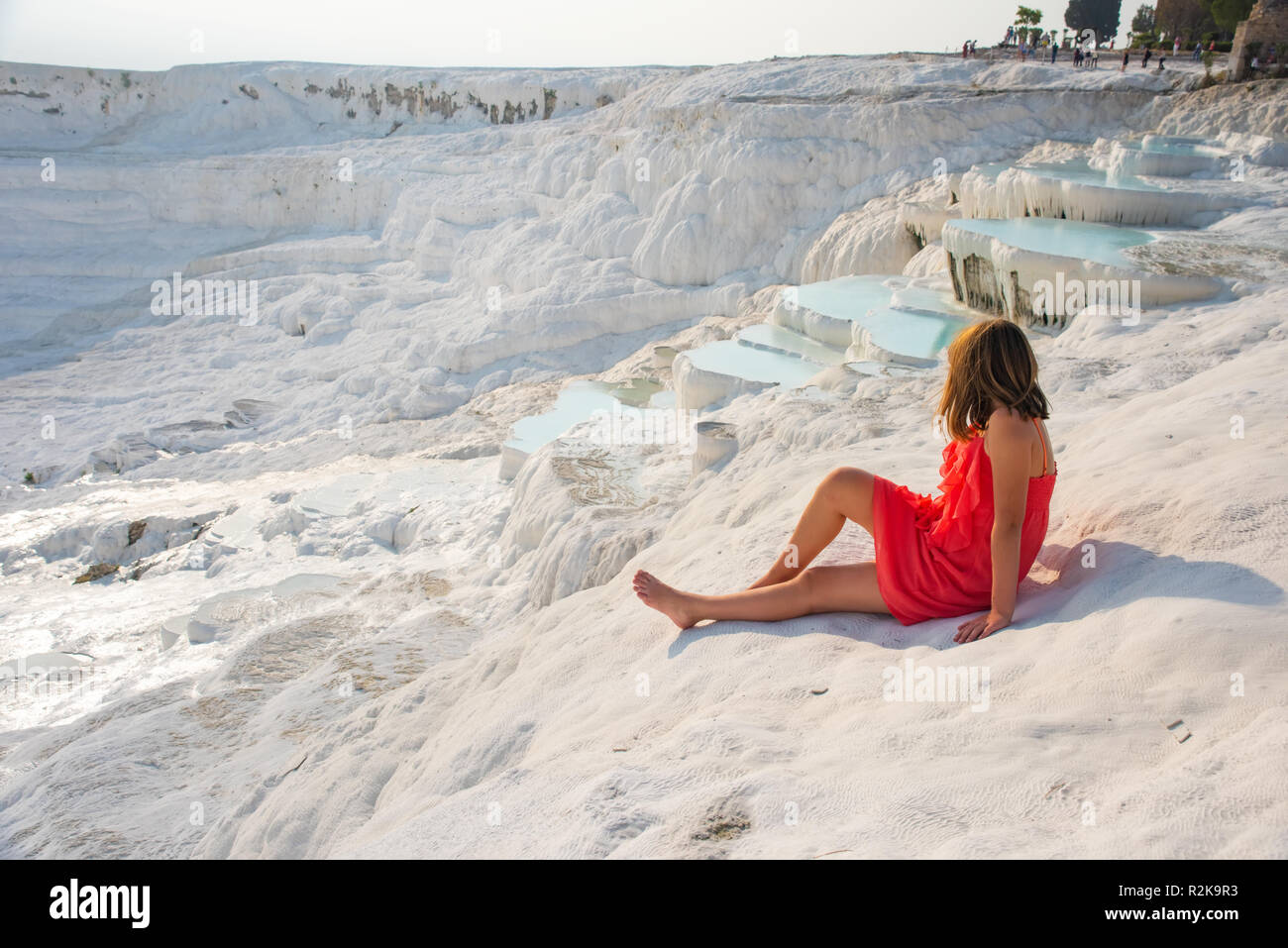 Turkey people summer pamukkale hi-res stock photography and images - Alamy