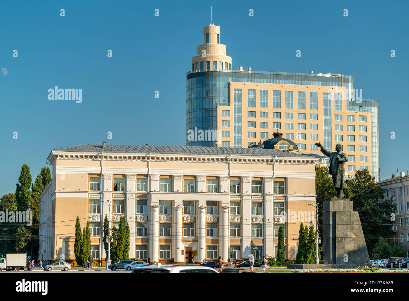 Historic buildings in the city centre of Voronezh, Russia Stock Photo ...