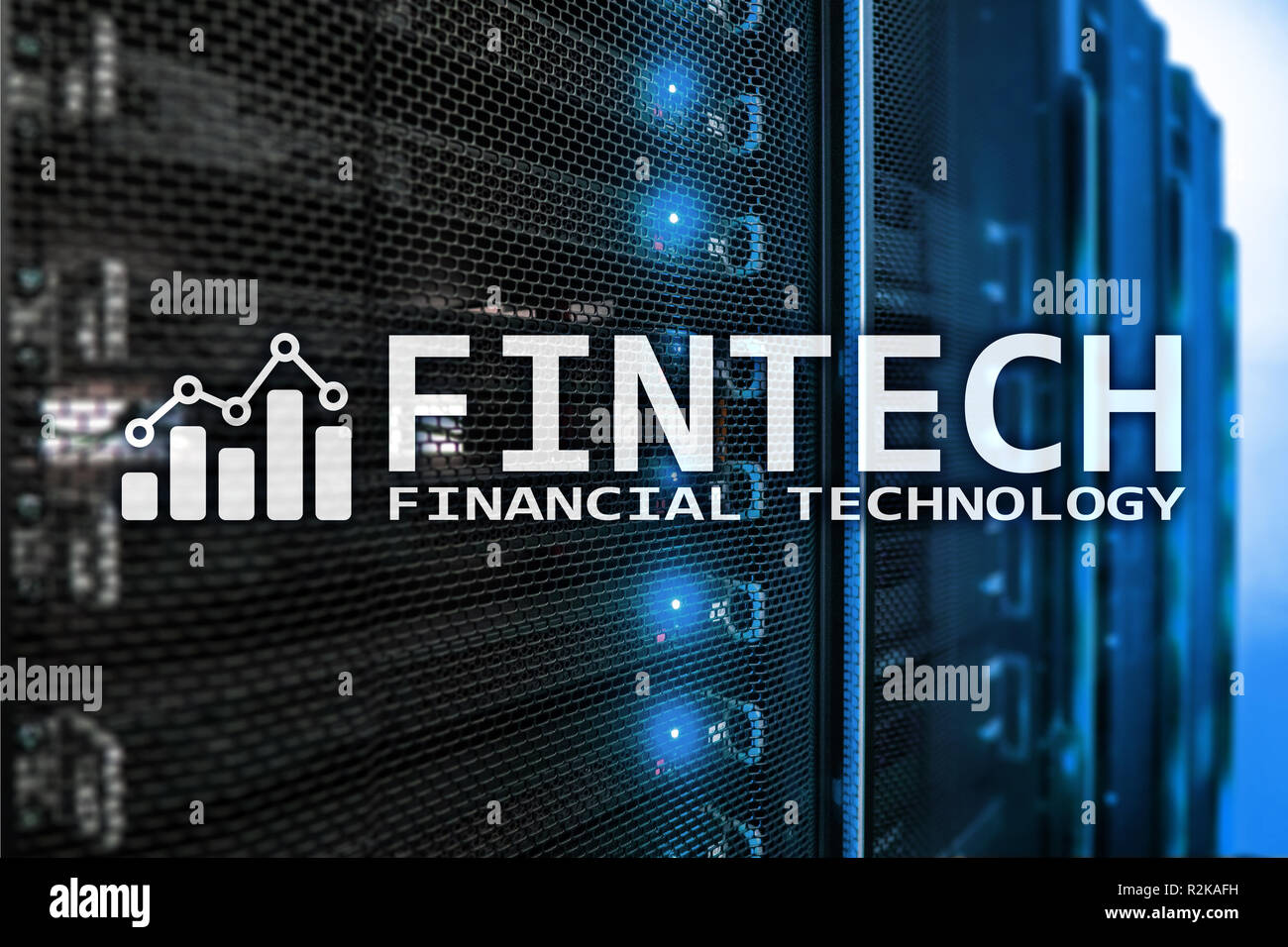 Fintech - Financial technology. Business solution and software ...